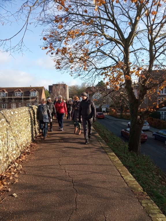 Chichester Walls walk on 7th December 2022 | Midhurst Footpath Companions